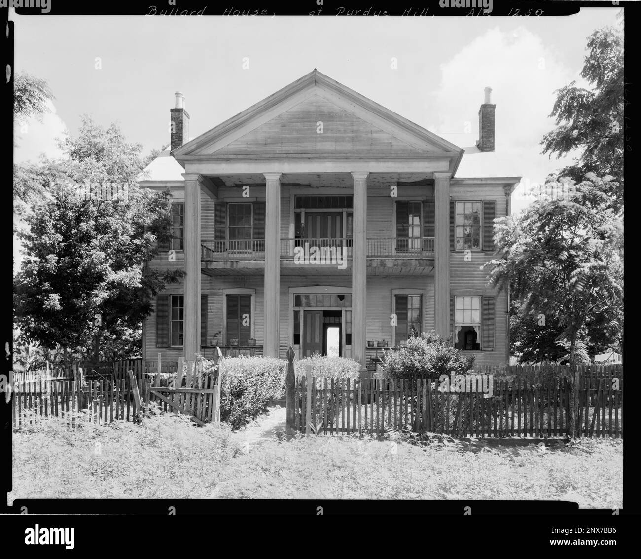 Bullard House, Perdue Hill, Monroe County, Alabama. Carnegie Survey of ...