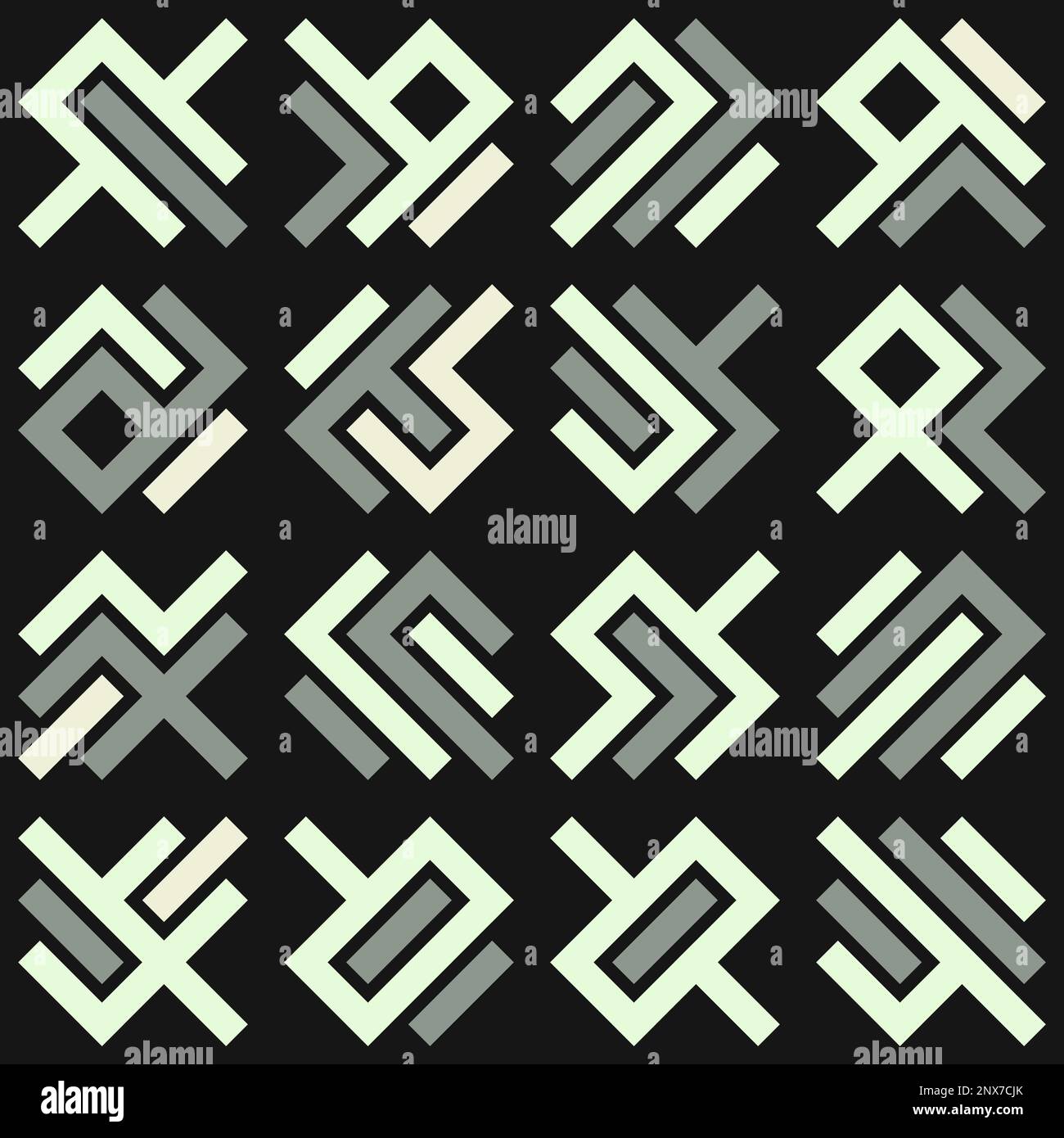 Asemic Glyph writing hieroglyph imitation generative illustration Stock ...