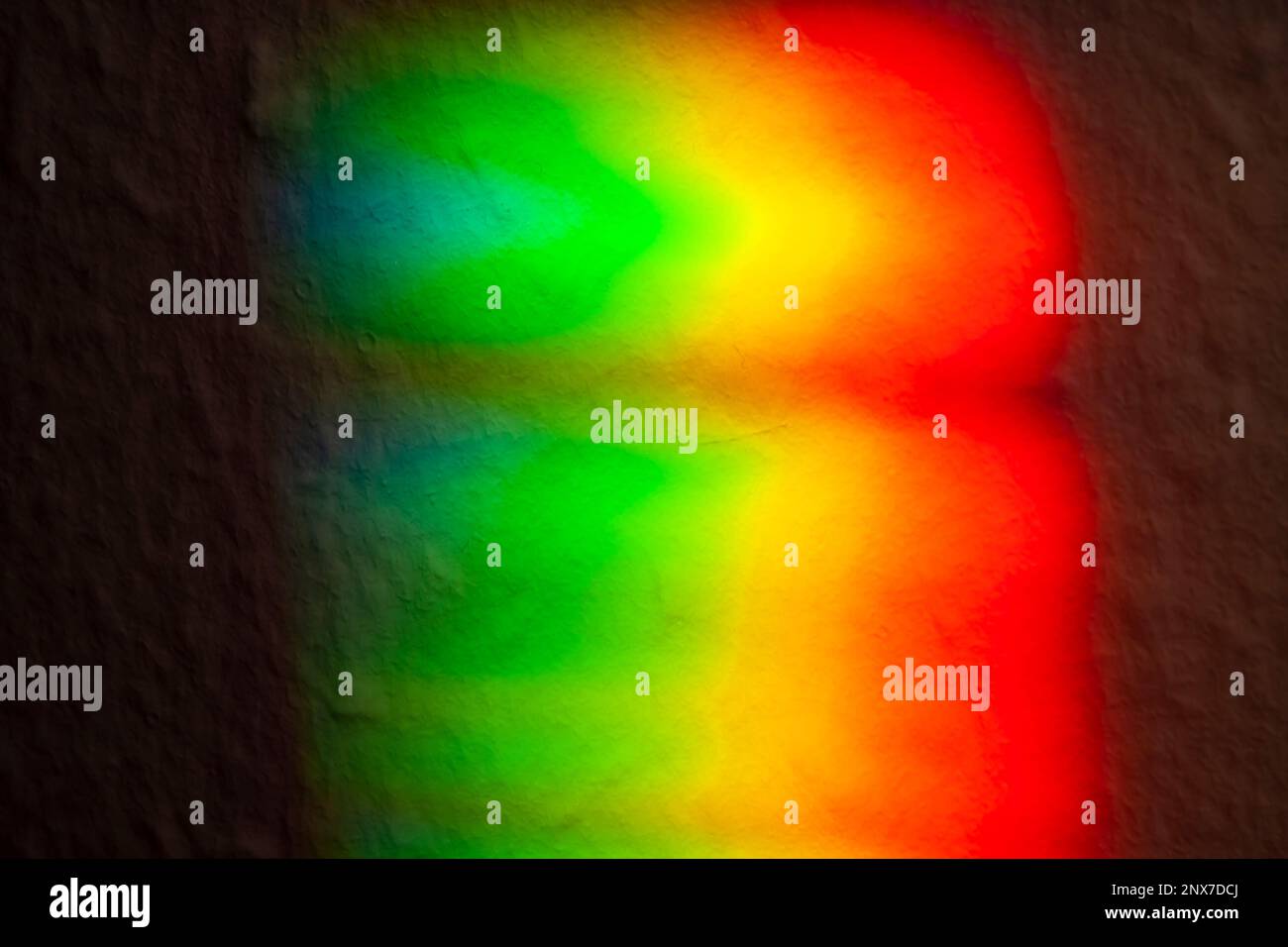 Photo of a rainbow shadow on the wall Stock Photo - Alamy