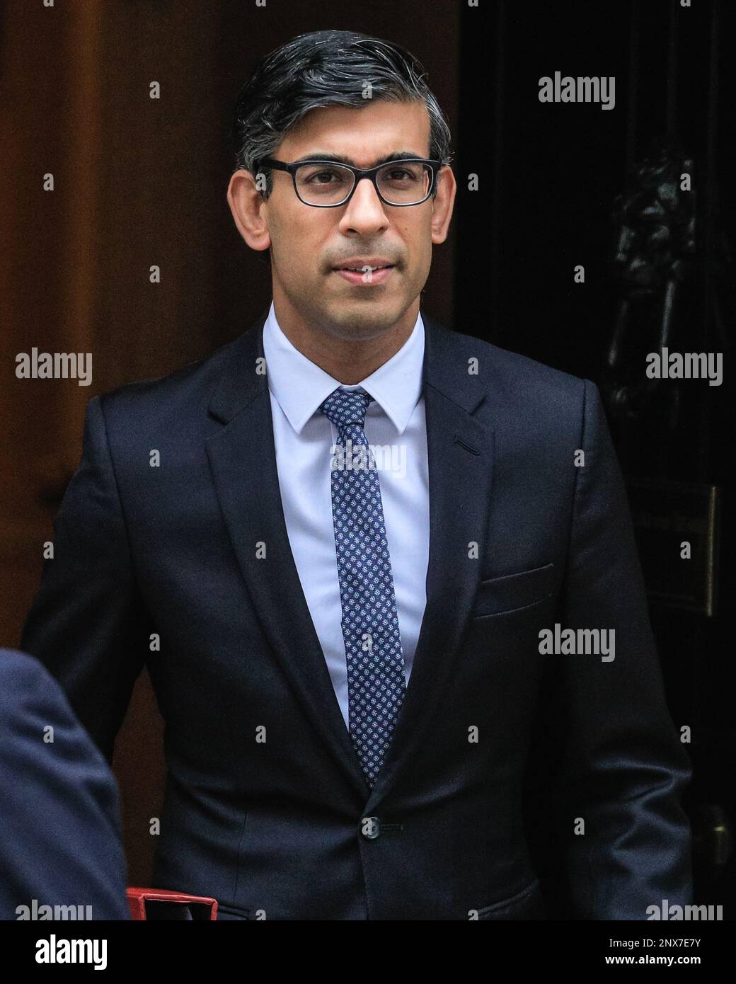London, UK. 01st Mar, 2023. Rishi Sunak, MP, Prime Minister of the United Kingdom, exits 10 ...