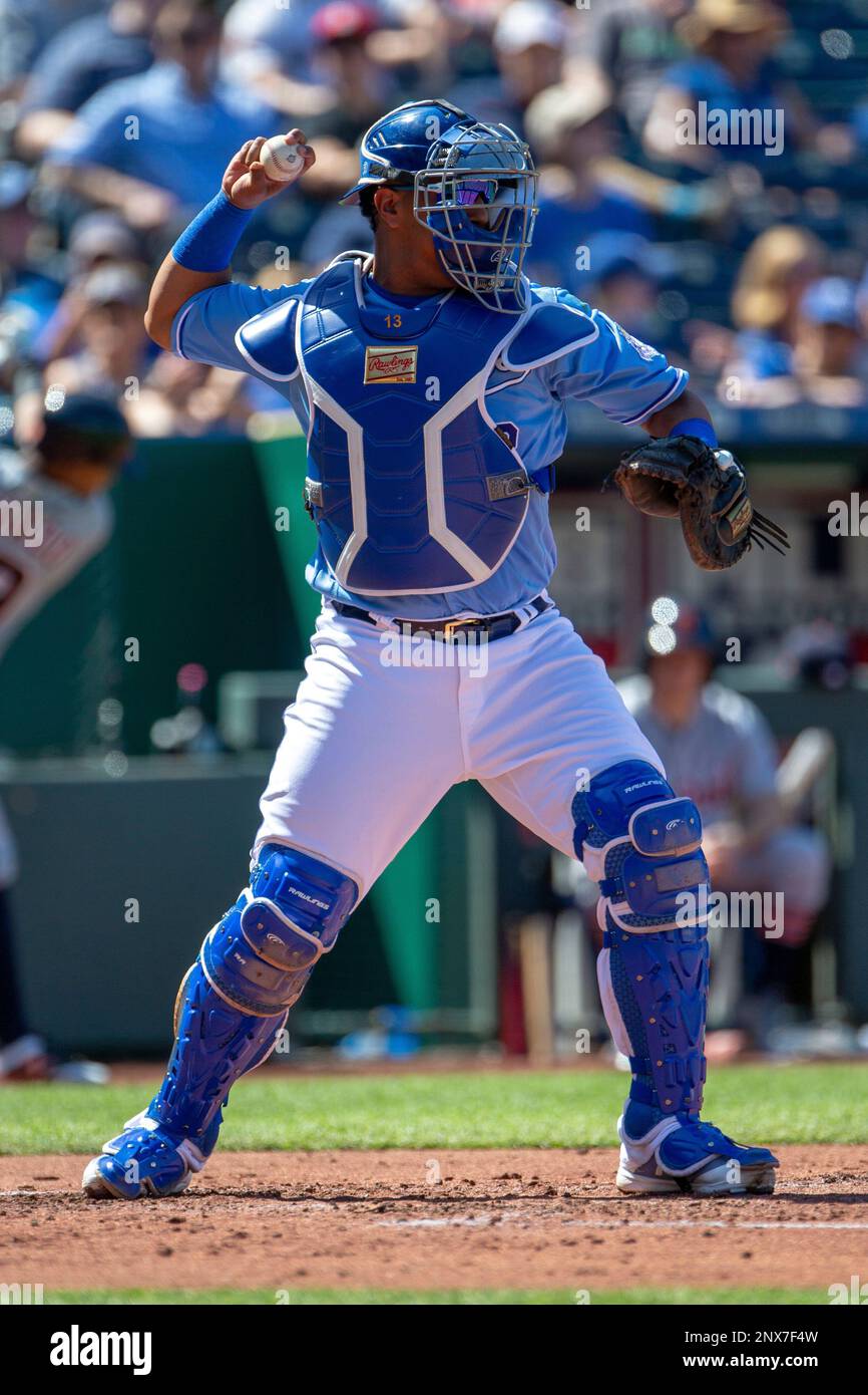 KANSAS CITY, MO - MAY 05: Kansas City Royals catcher Salvador Perez (13 ...