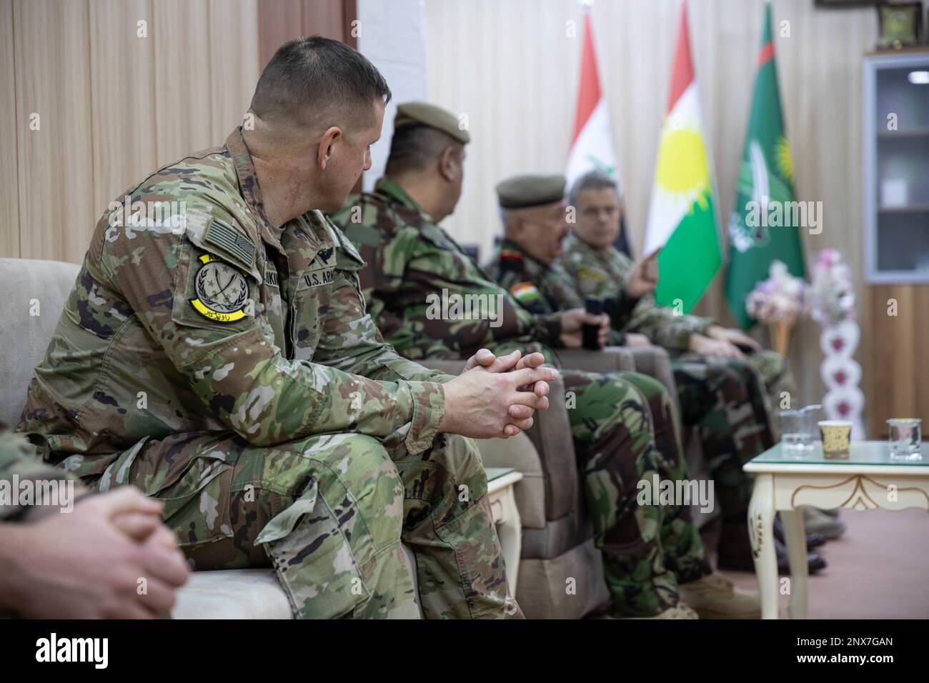 U.S. Army Lt. Col. Patrick Caukin, assigned to 3rd Security Force ...