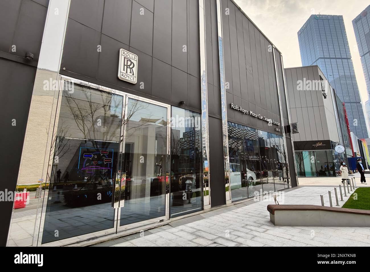 SHANGHAI, CHINA - MARCH 1, 2023 - A Rolls-Royce store of British luxury ...