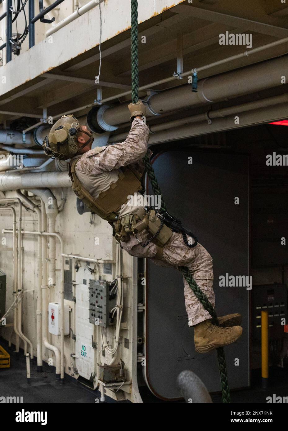 PACIFIC OCEAN (Jan. 1, 2023) – A U.S. Marine with Maritime Raid Force ...