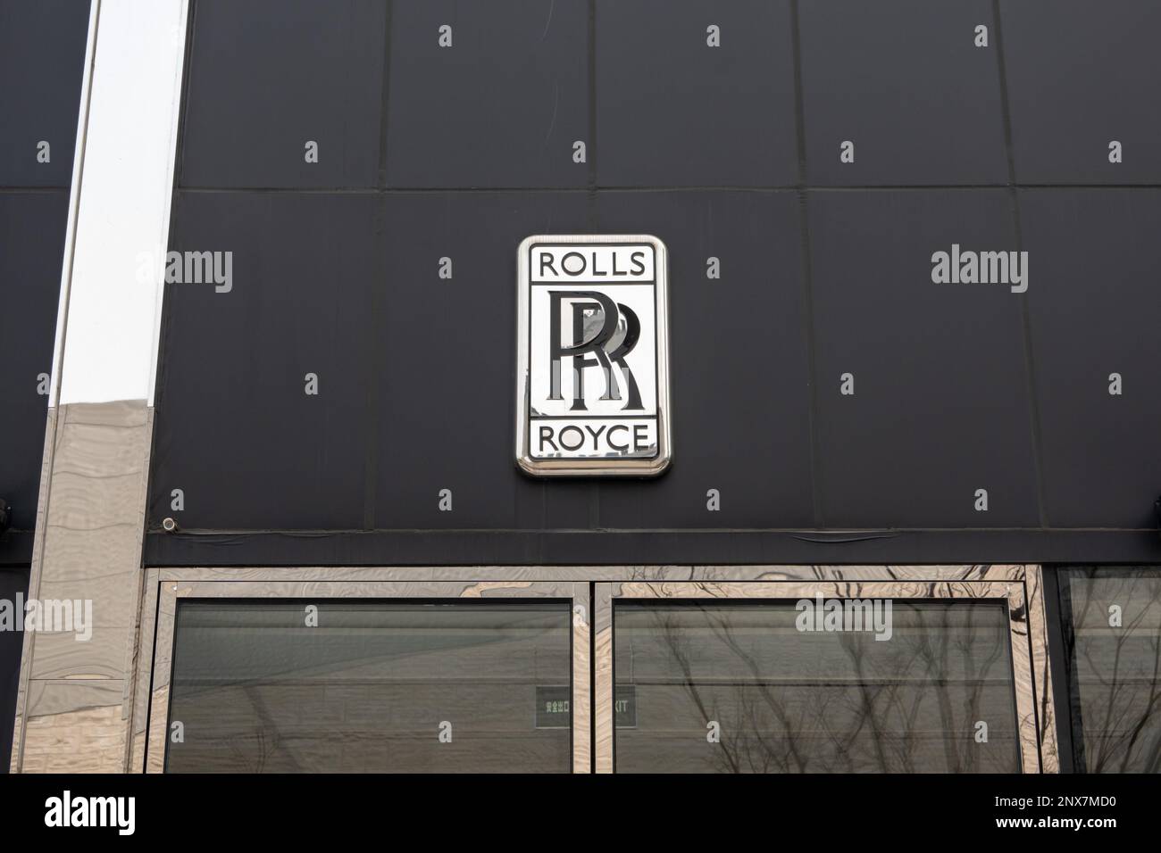 SHANGHAI, CHINA - MARCH 1, 2023 - A Rolls-Royce store of British luxury ...