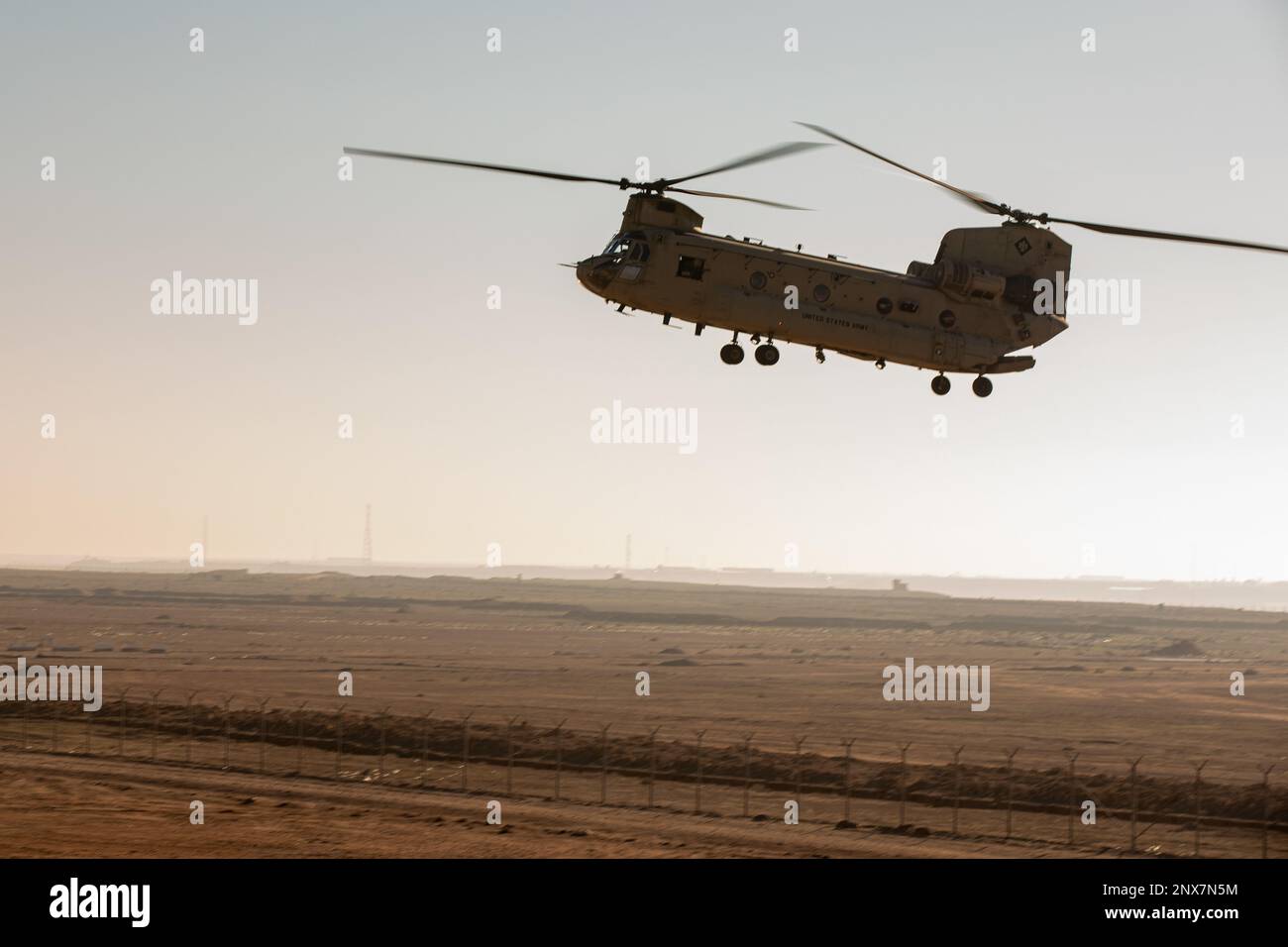 A CH-47 Chinook flown by U.S. Army pilots from 2nd Battalion, 149th ...