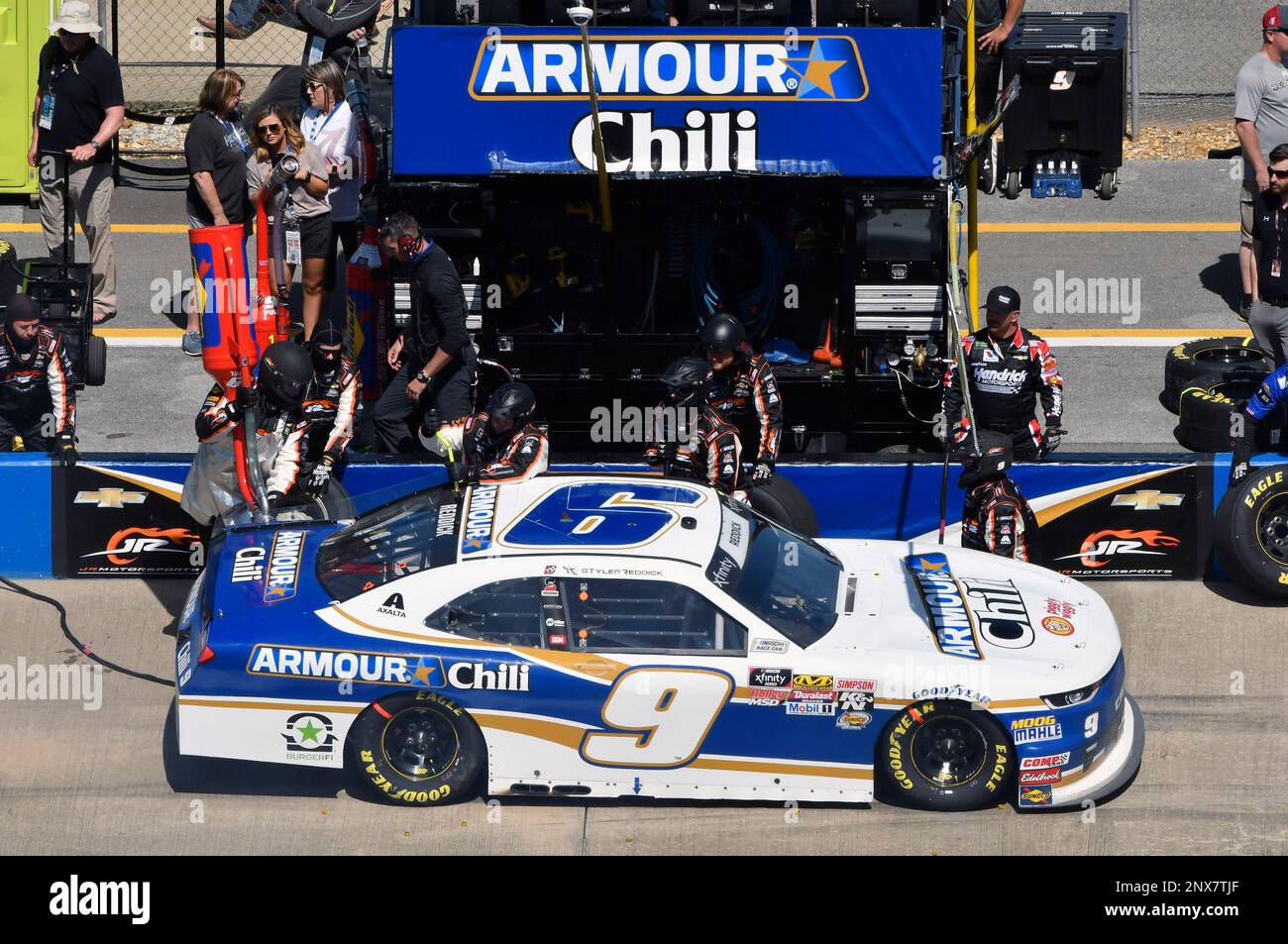 #9: Tyler Reddick, JR Motorsports, Chevrolet Camaro ARMOUR Chili during ...