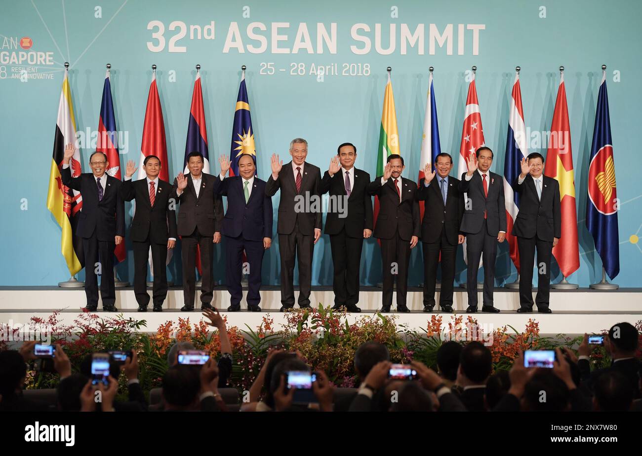 Asean leaders at the summit yesterday – (from left) Malaysian Deputy ...