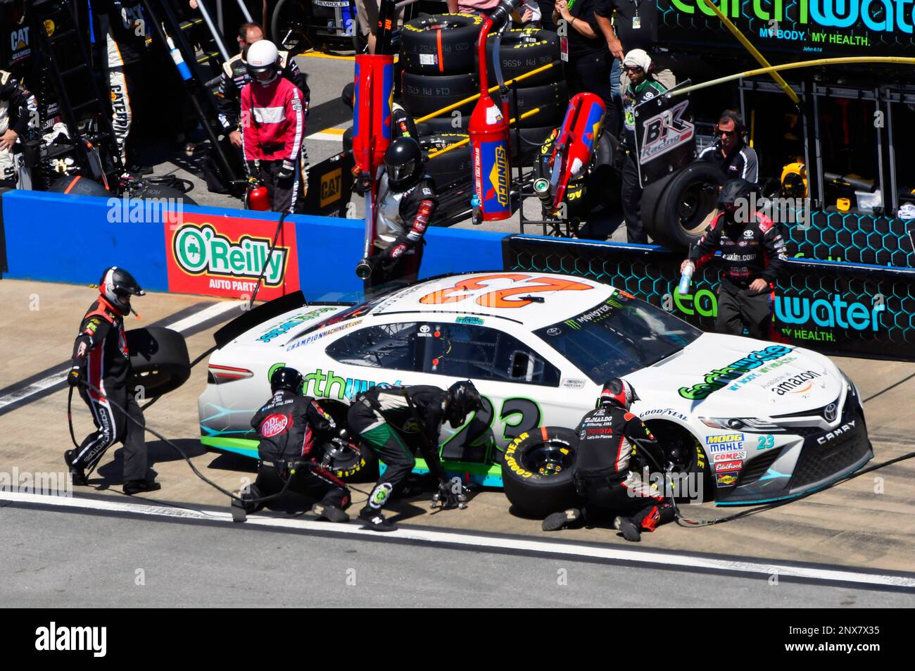 #23: Gray Gaulding, BK Racing, Toyota Camry Earthwater during the ...
