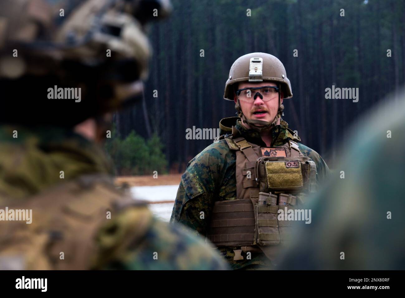 U.S. Marine Corps Sgt. Samuel Springis a machine gunner with ...