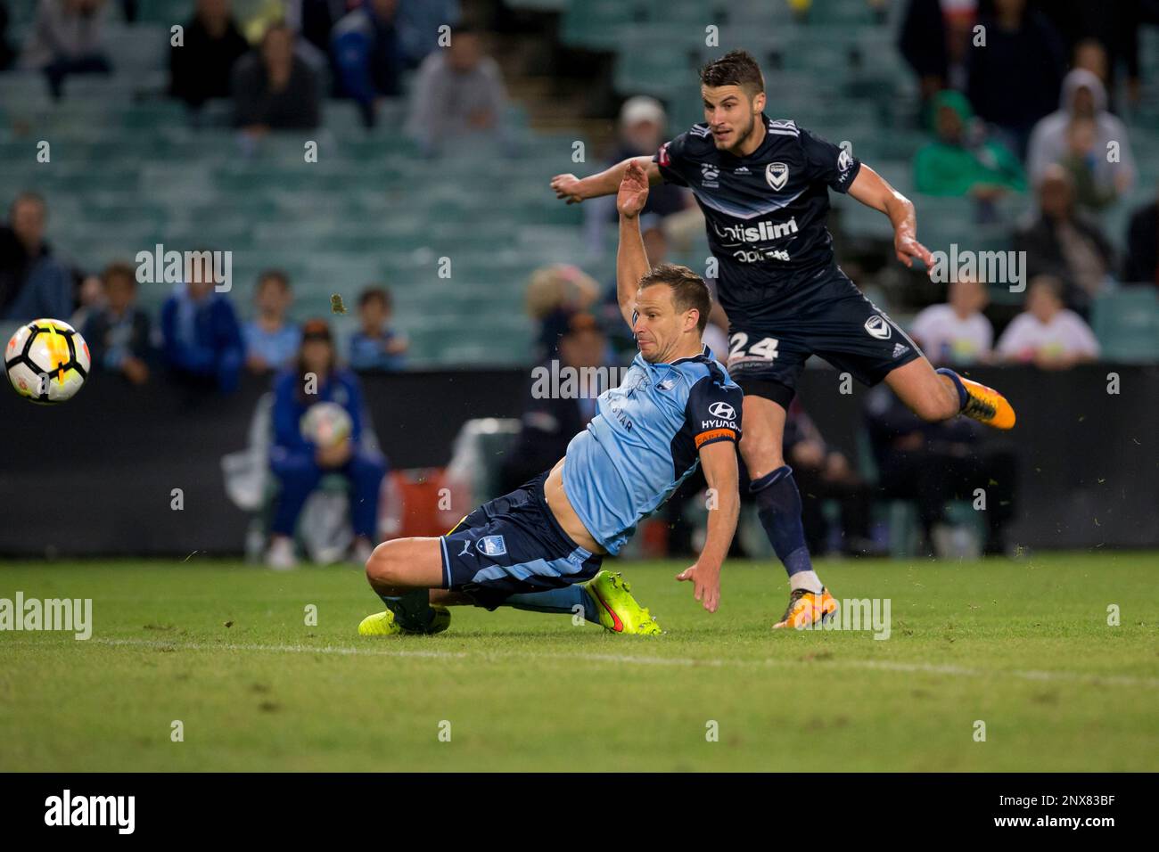 SYDNEY, NSW - APRIL 28: Melbourne Victory midfielder Terry Antonis (24 ...