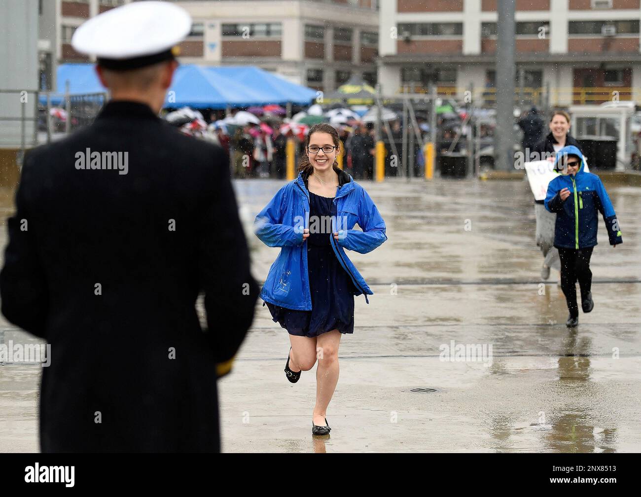 CORRECTS DATE TO FRIDAY, APRIL 27, 2018-Maya Desai, races to greet her ...