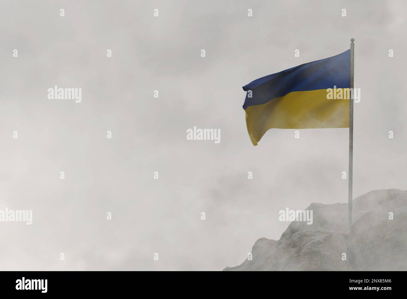 Waving ukraine flag hi-res stock photography and images - Alamy