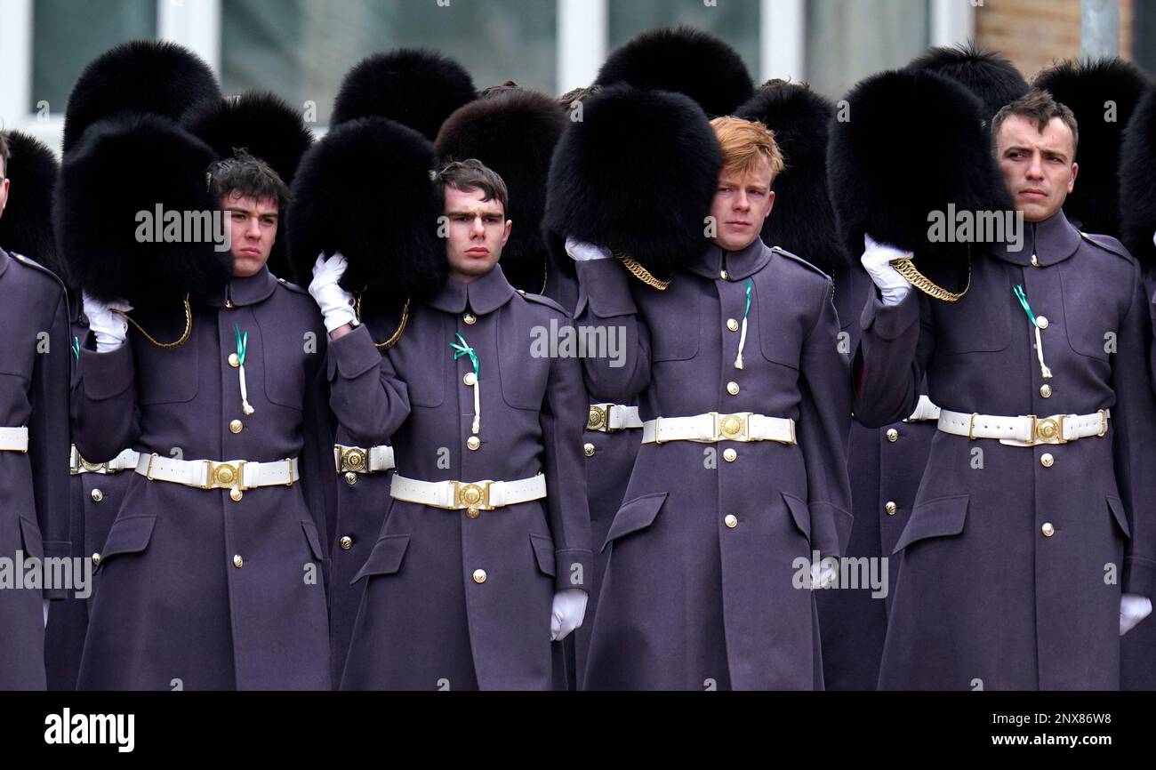 St davids day combermere barracks hi-res stock photography and images ...