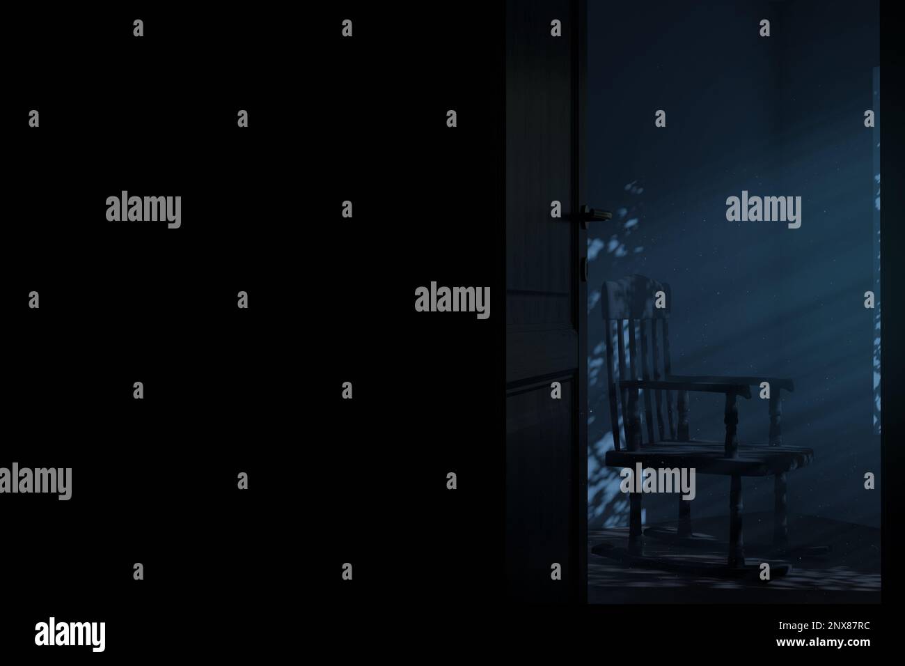 Rocking chair shadow hi-res stock photography and images - Alamy