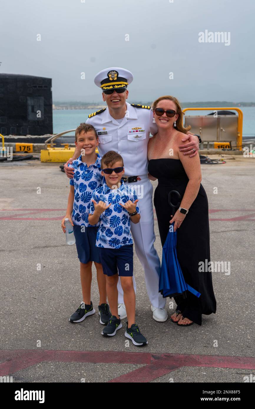 POLARIS POINT, Guam (Jan. 9, 2023) Cmdr. Andrew Domina, commanding ...