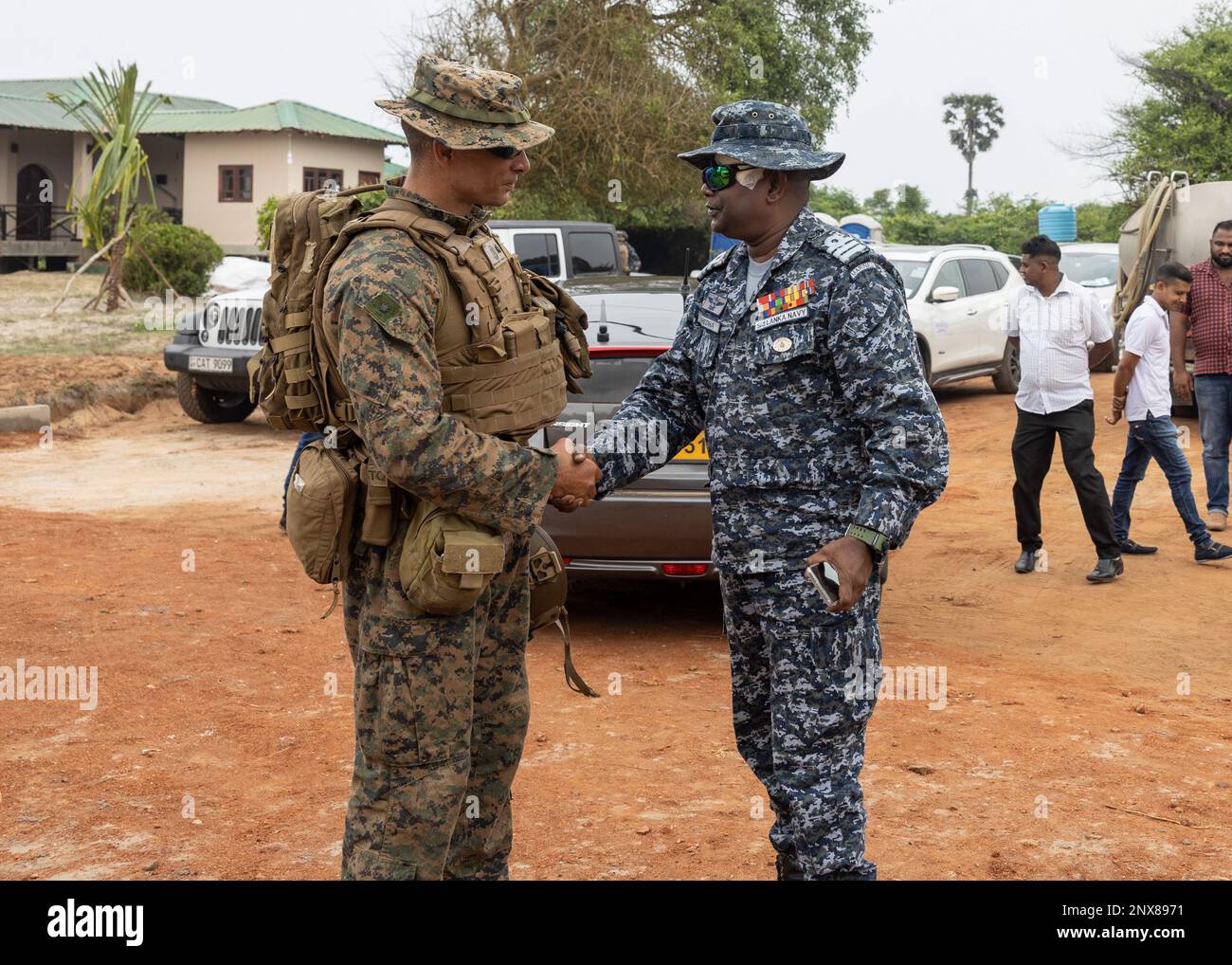 MULLIKULAM, Sri Lanka (Jan. 22, 2023) – U.S. Marine Lt. Col. Jared ...