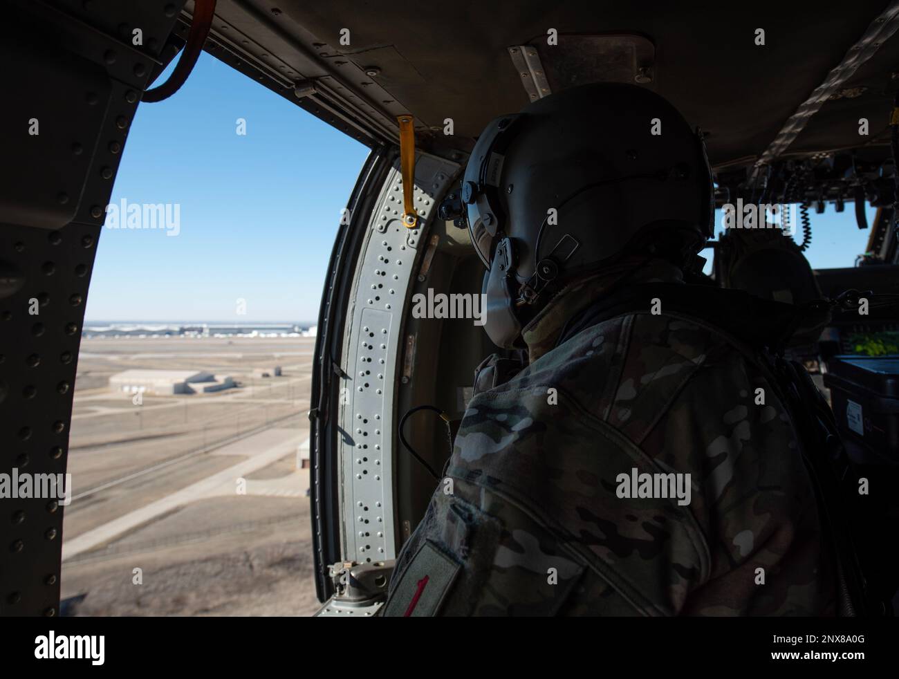 A U.S. Army Soldier assigned to the 3rd Assault Helicopter Battalion ...