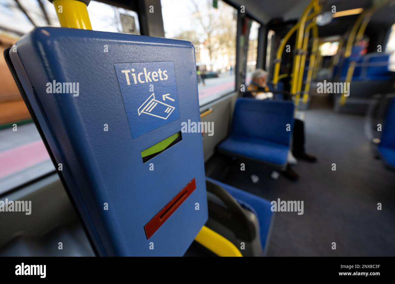Munich, Germany. 01st Mar, 2023. A bus of the Munich public transport ...