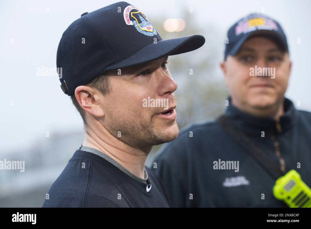 UNITED STATES - APRIL 25: Matt Mika, left, and Alexandria paramedic ...