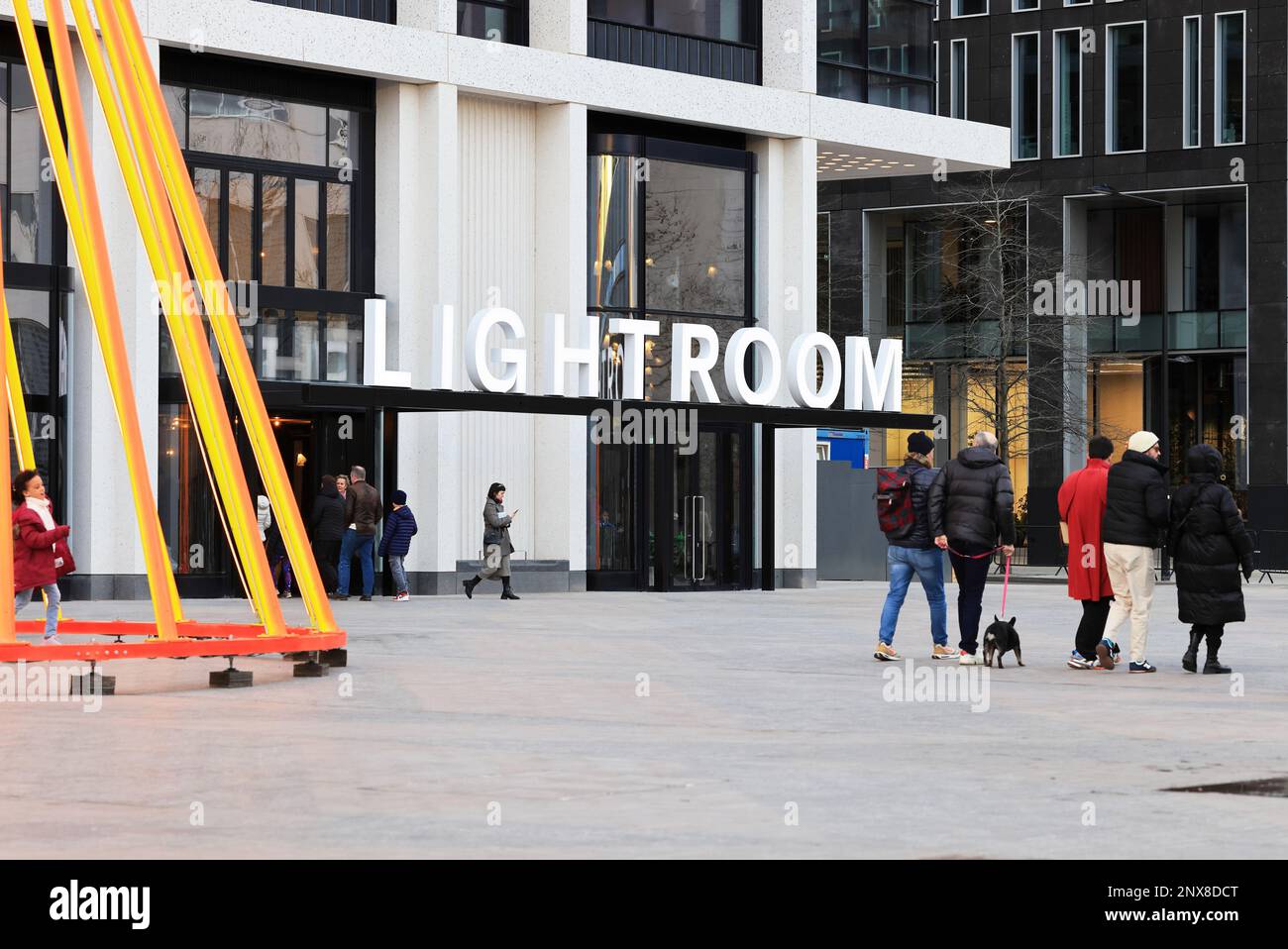 Exterior of Lightroom, the new art venue on Lewis Cubitt Square at ...