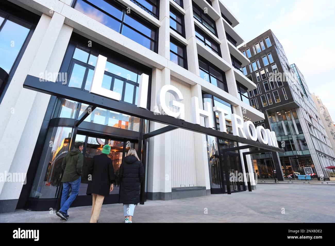 Exterior of Lightroom, the new art venue on Lewis Cubitt Square at ...