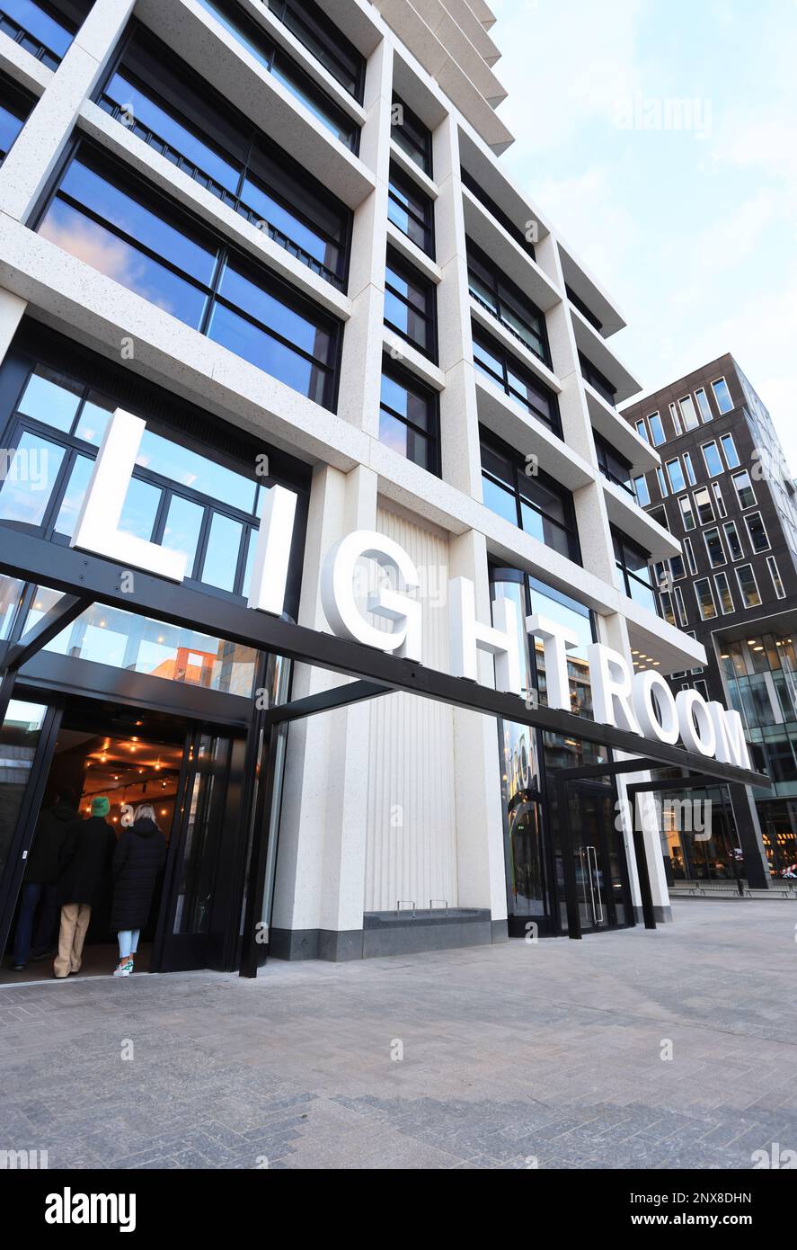 Exterior of Lightroom, the new art venue on Lewis Cubitt Square at ...