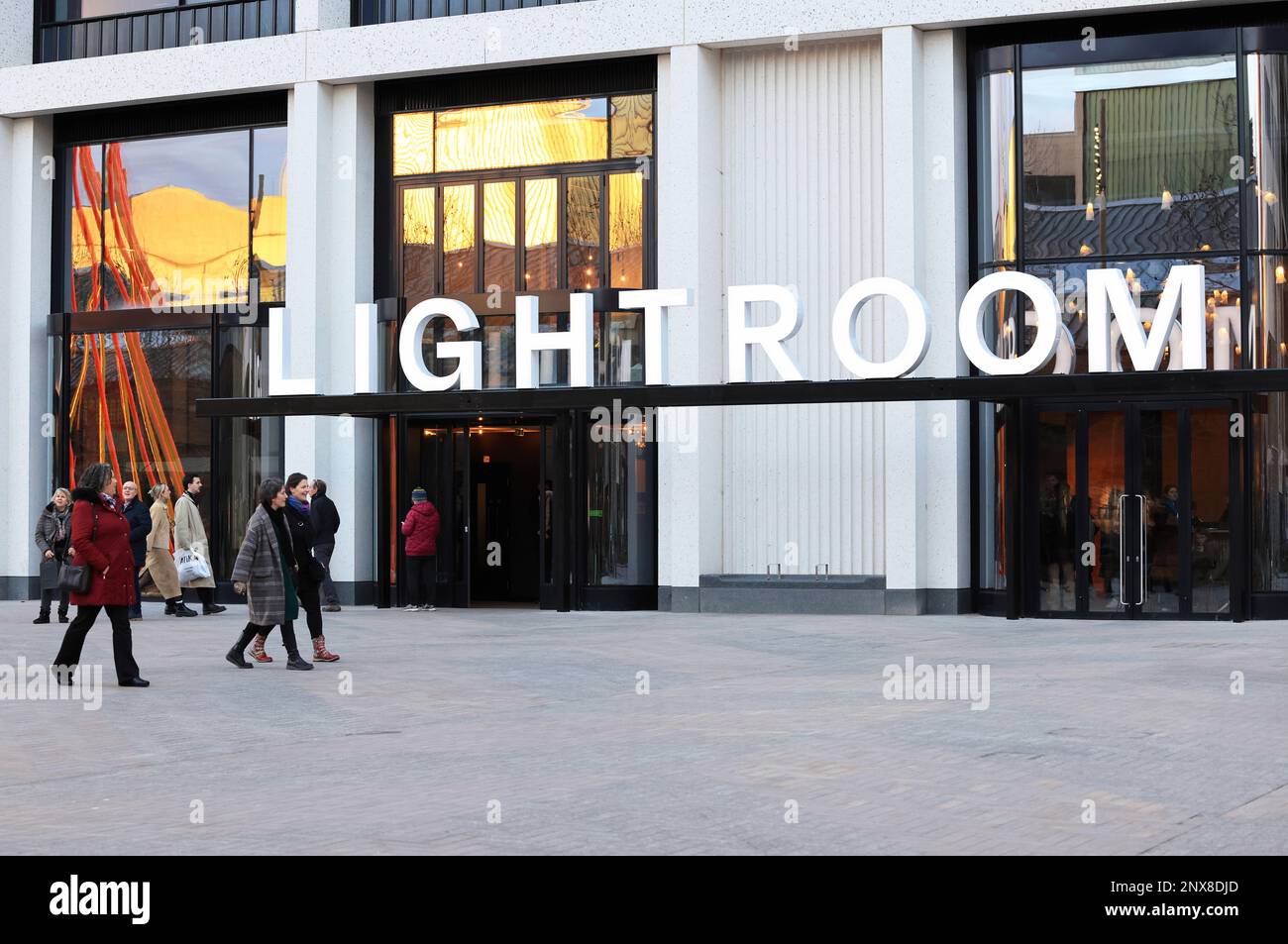 Exterior of Lightroom, the new art venue on Lewis Cubitt Square at ...