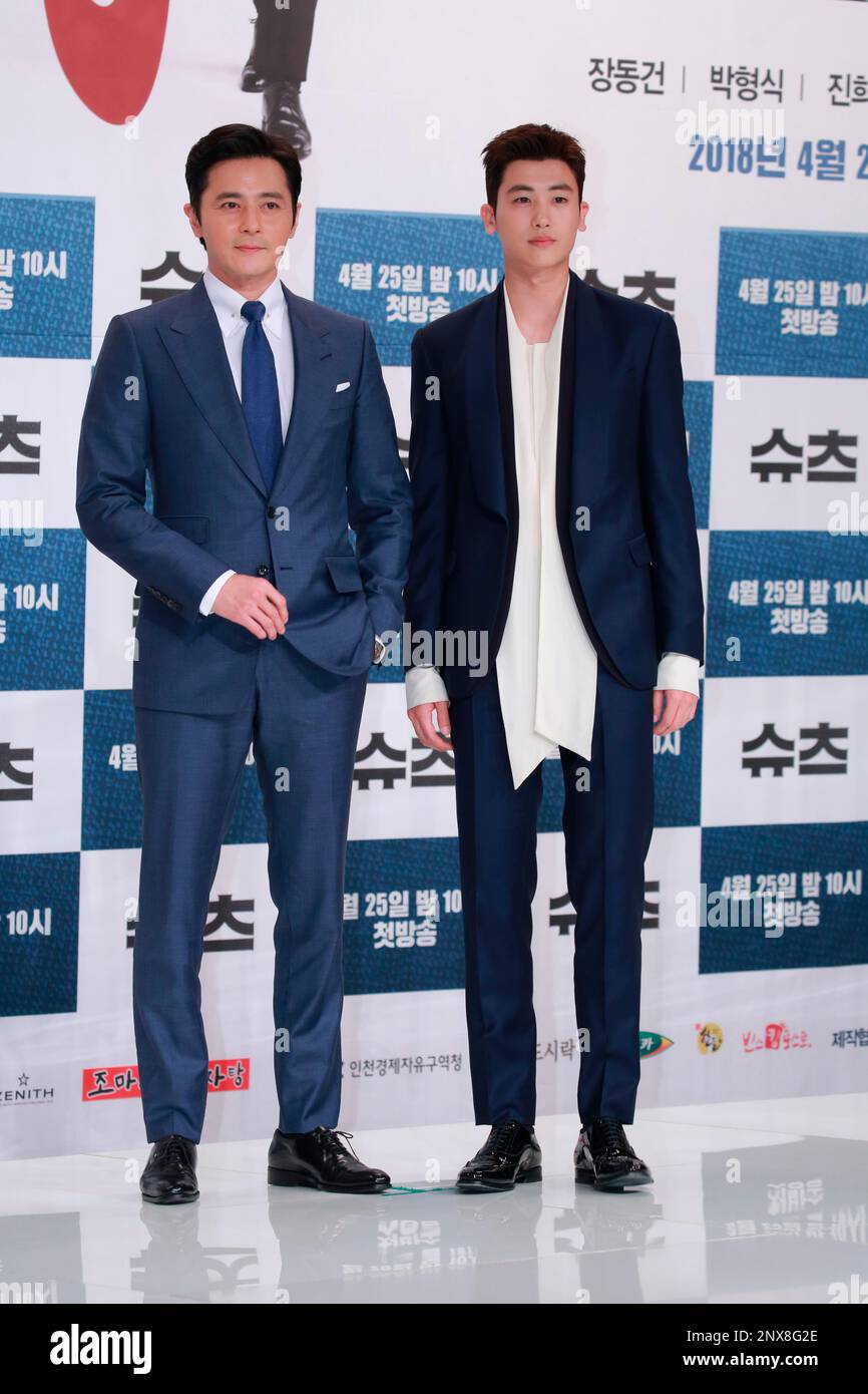 46 years old Jang Dong-gun and 27 years old Park Hyung-sik worked ...