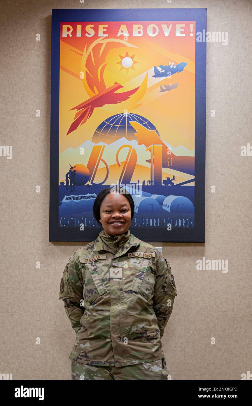 U.S. Air Force Staff Sgt. Amber Coleman, 621st Contingency Response Support Squadron ...