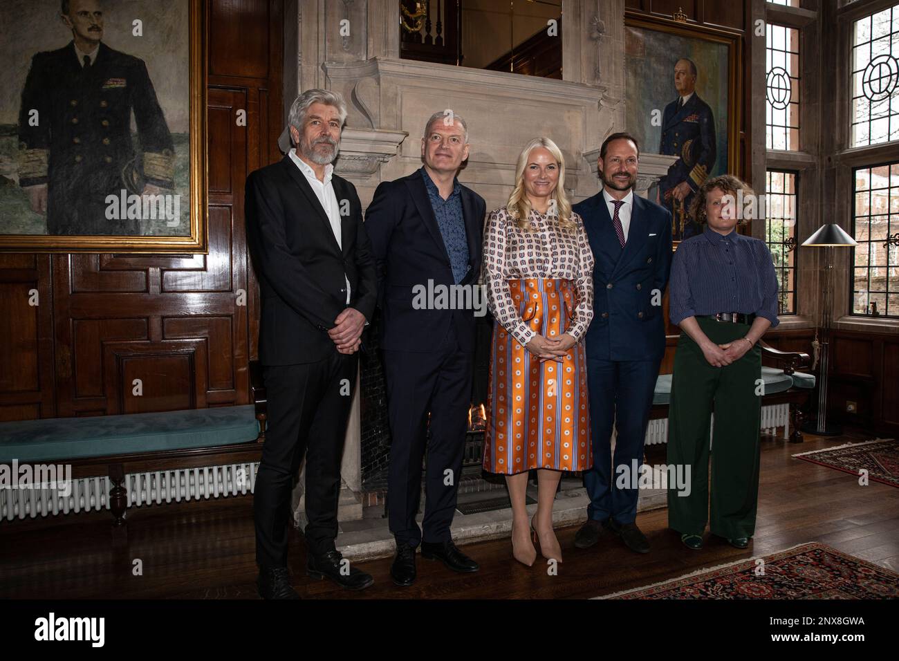 London, United Kingdom 20230301.Crown Prince Haakon and Crown Princess ...