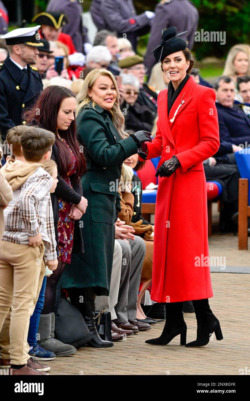 Windsor, UK, 01/03/2023, Catherine, Kate Middleton, Princess of Wales ...