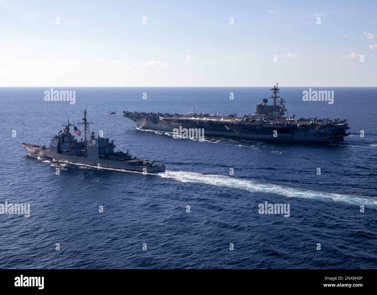230115-N-KL637-1157 ADRIATIC SEA (Jan. 15, 2023) The Nimitz-class ...