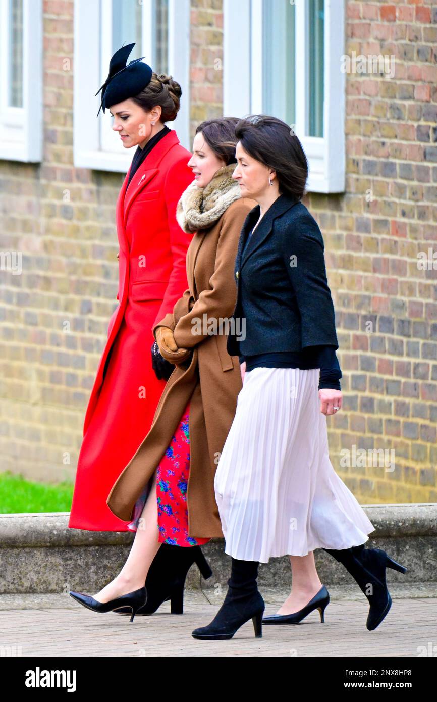 Windsor, UK, 01/03/2023, Catherine, Kate Middleton, Princess of Wales ...