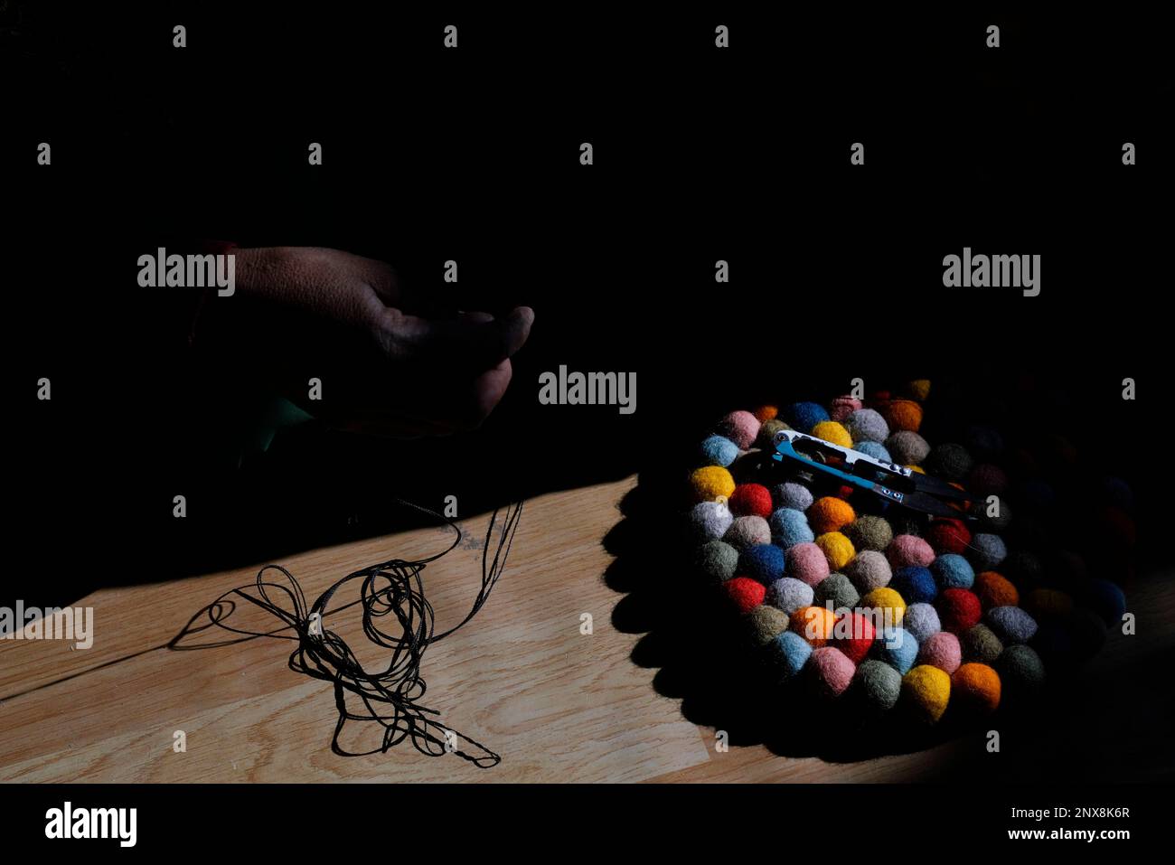 Kathmandu, Nepal. 1st Mar, 2023. Nepalese women make handmade sheep ...