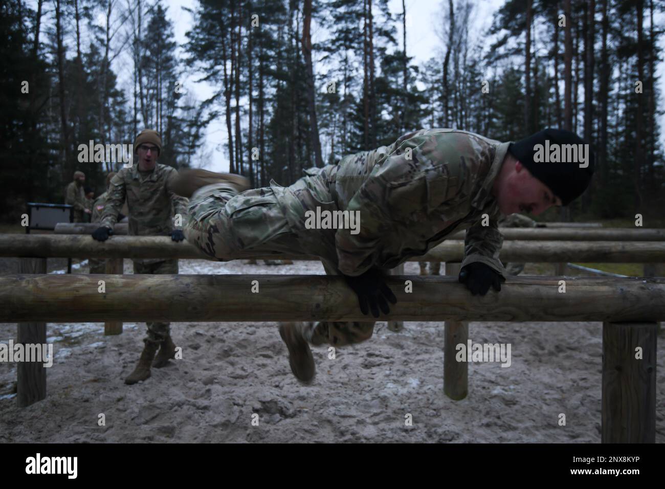 A U.S. Soldier assigned to Alpha Company, 307th Military Intelligence ...
