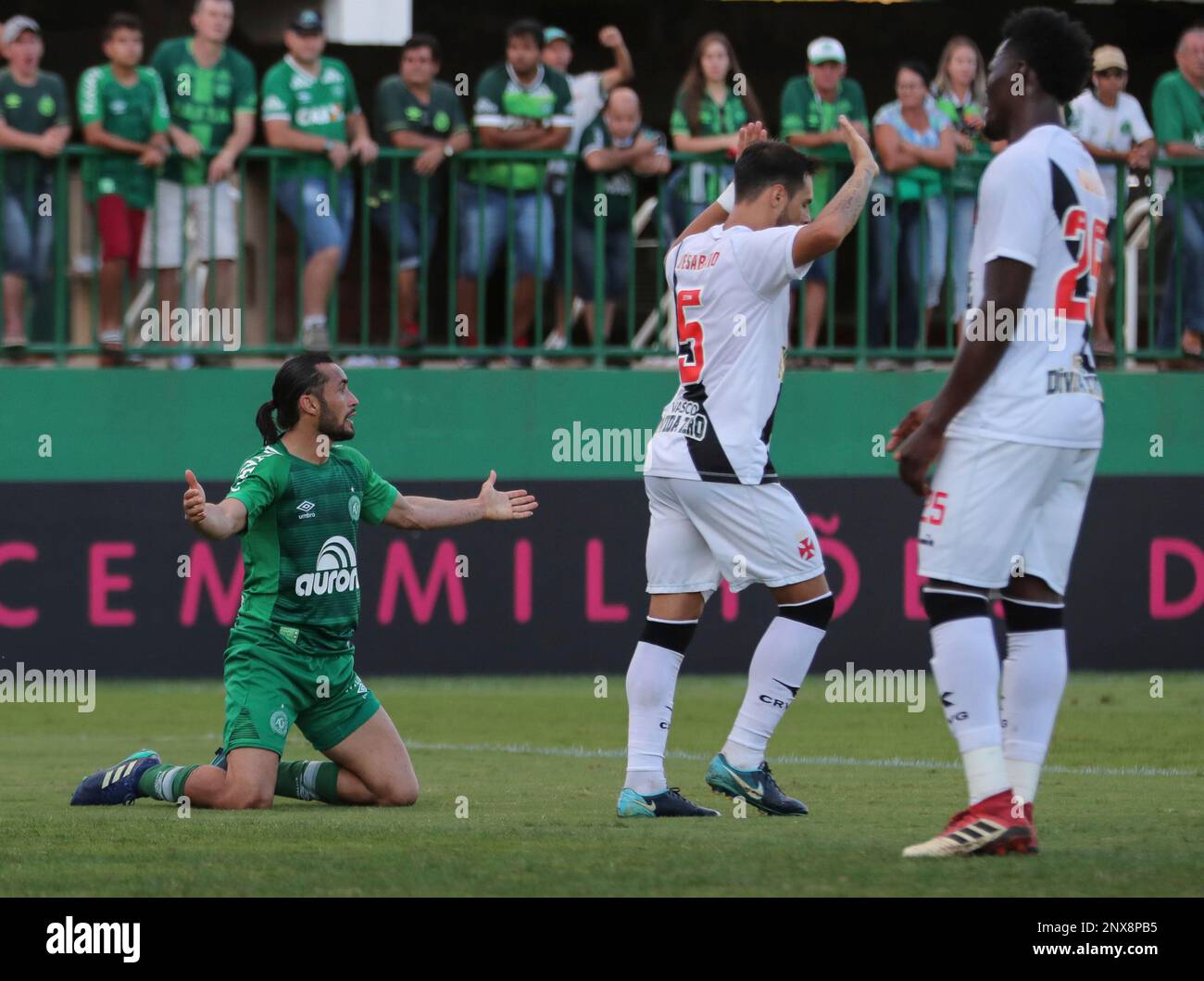 SC - Chapeco - 04/22/2018 - Brazilian A 2018- Chapecoense vs. Vasco -Apodi Chapecoense player ...