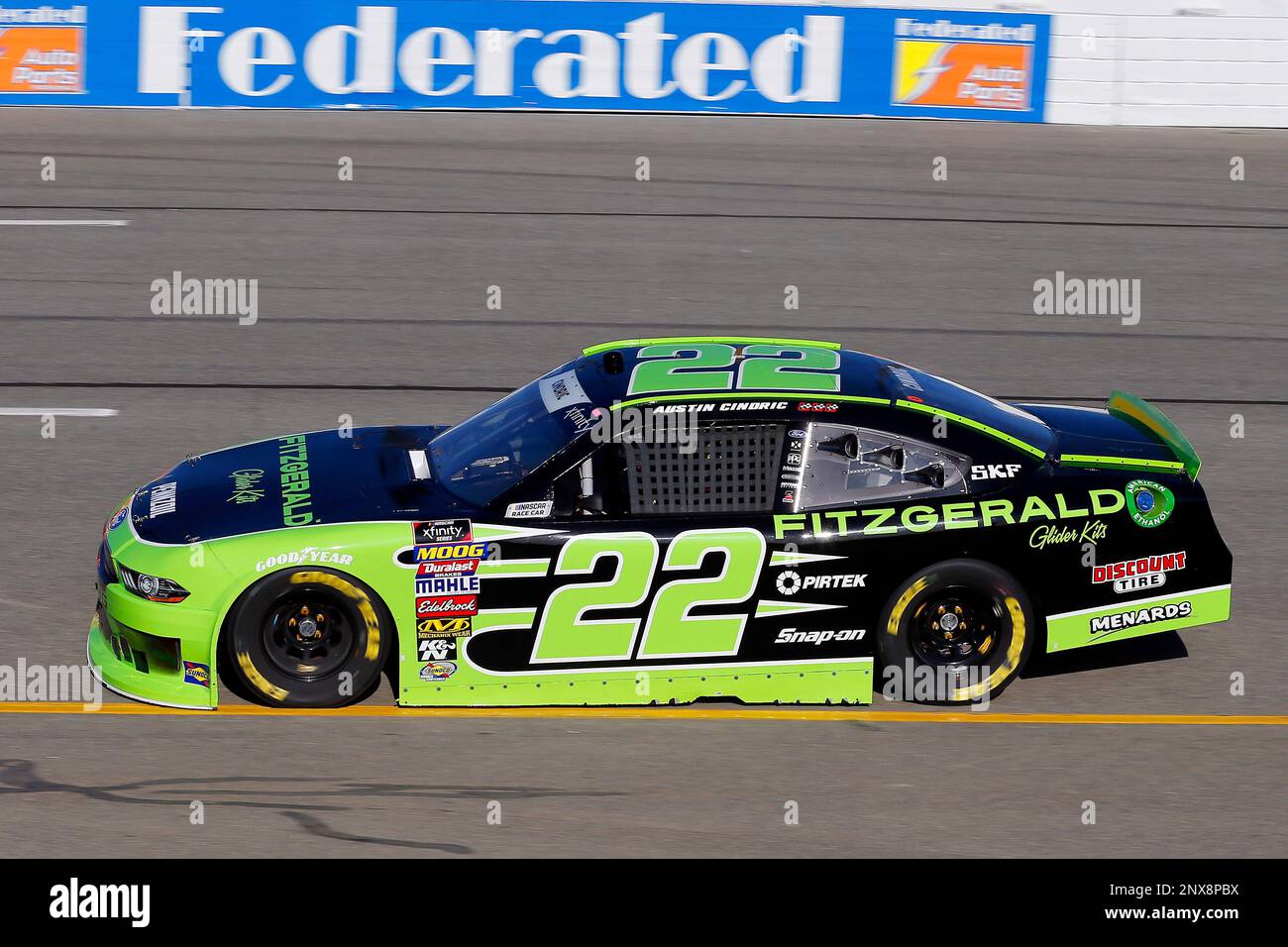 Austin Cindric, Team Penske, Ford Mustang Fitzgerald Glider Kits during ...