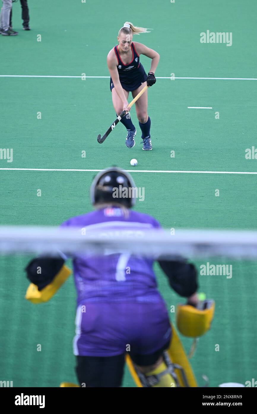 Hobart, Australia. 01st Mar, 2023. Charlotte de Vries (back) of USA ...