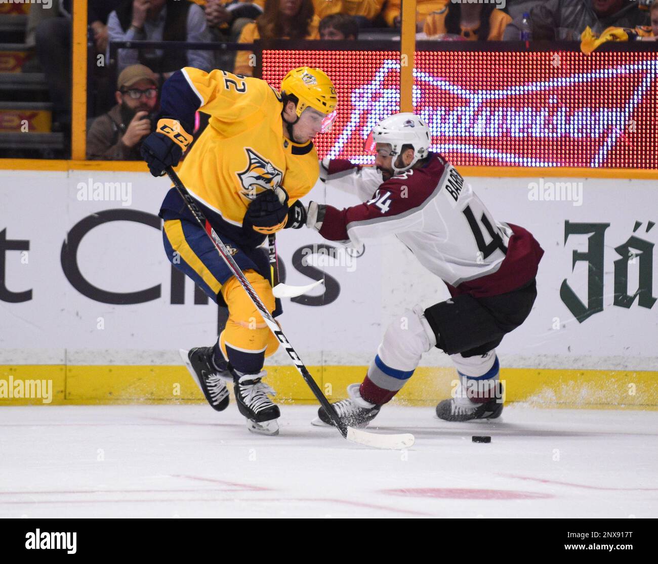 April 20, 2018; Nashville TN, USA Nashville Predators left wing Kevin ...
