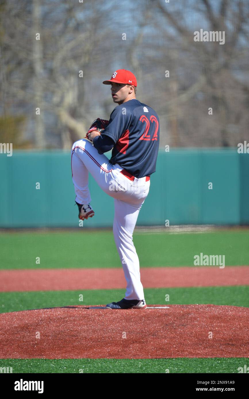St. John's University Redstorm pitcher Michael LoPresti (22) during ...