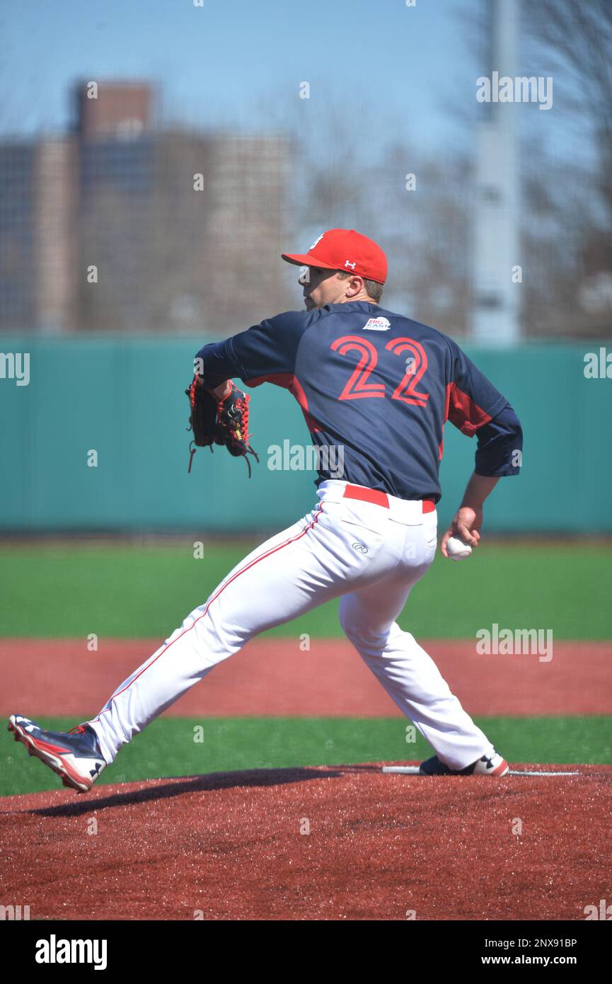 St. John's University Redstorm pitcher Michael LoPresti (22) during ...