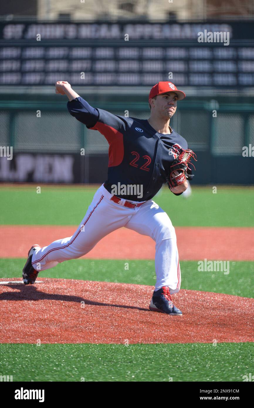 St. John's University Redstorm pitcher Michael LoPresti (22) during ...
