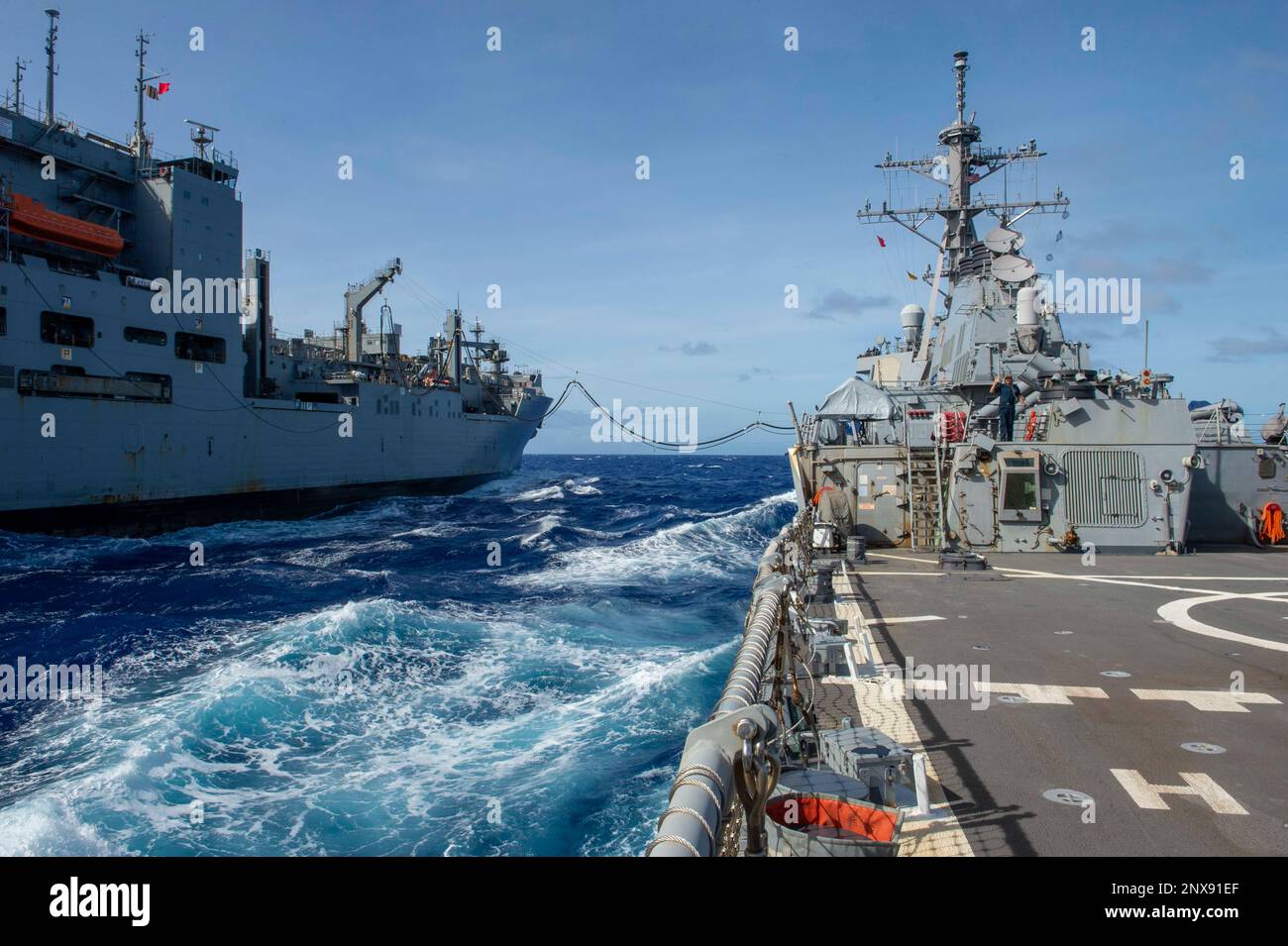 230126-N-NH267-1480 PACIFIC OCEAN (Jan. 26, 2023) The Arleigh Burke ...