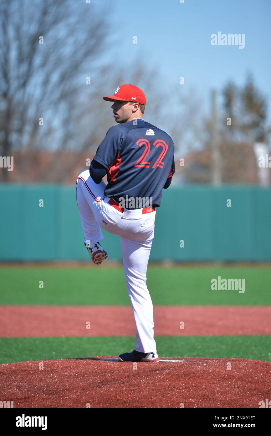 St. John's University Redstorm pitcher Michael LoPresti (22) during ...