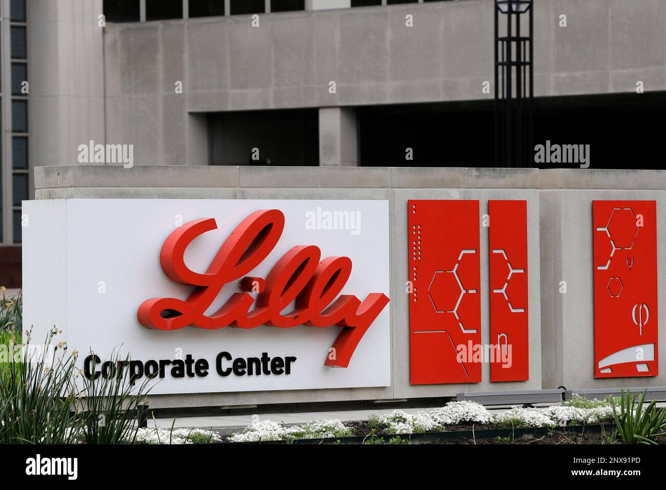FILE - This April 26, 2017, file photo shows the Eli Lilly & Co ...