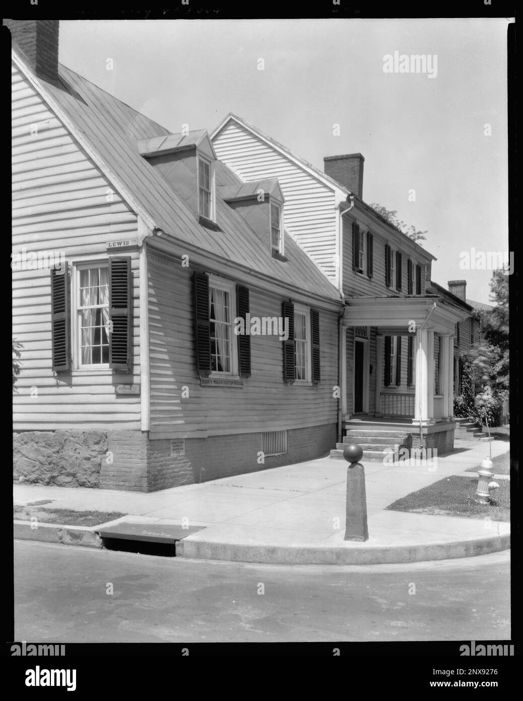 Mary Washington house, Fredericksburg, Virginia. Carnegie Survey of the ...