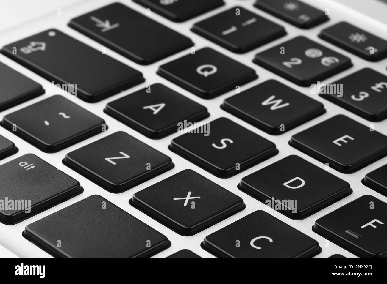 Closeup view of buttons on modern computer keyboard Stock Photo - Alamy