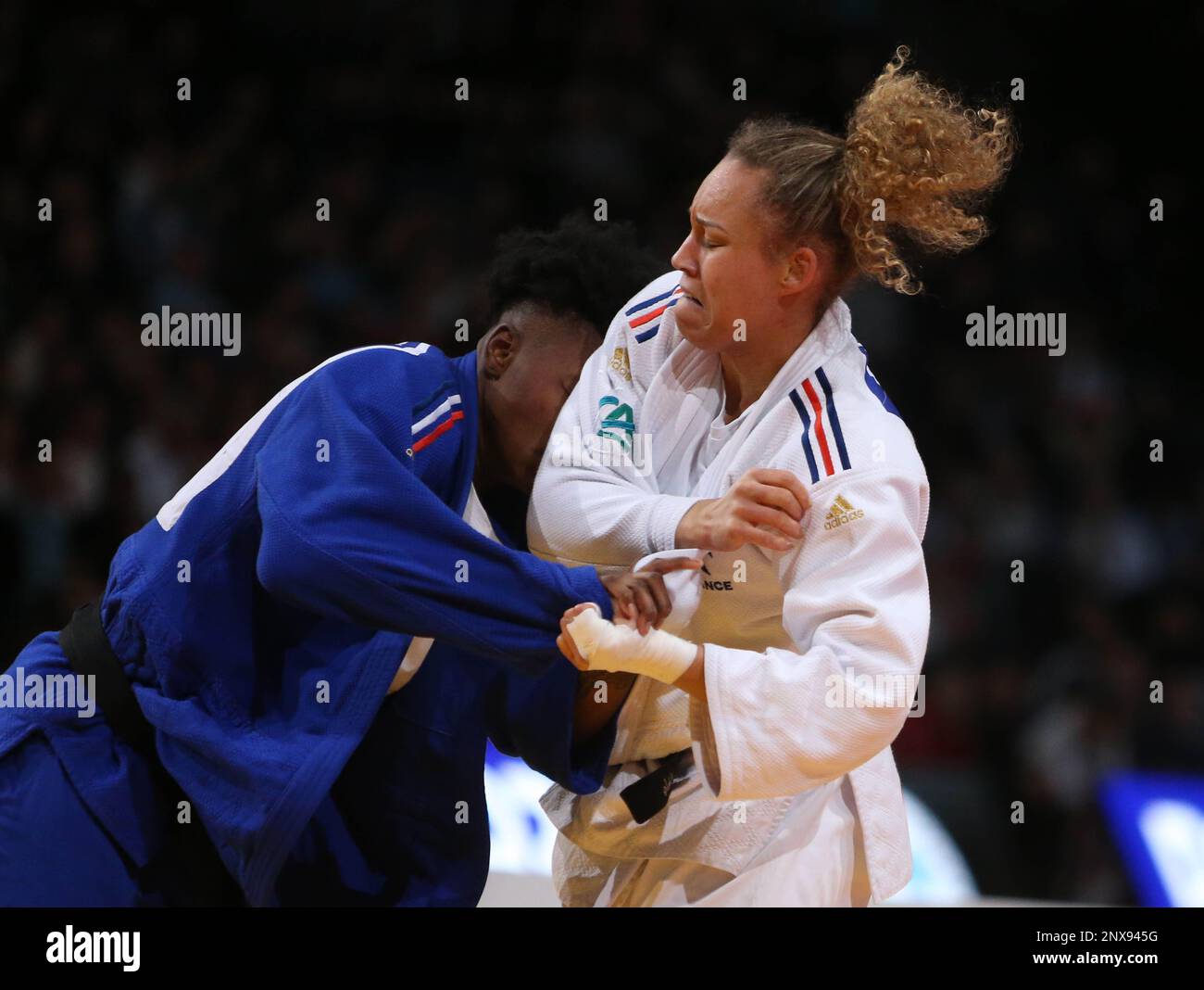 BUTTIGIEG CHLOE and TCHEUMEO AUDREY of FRANCE during of the Judo Paris ...