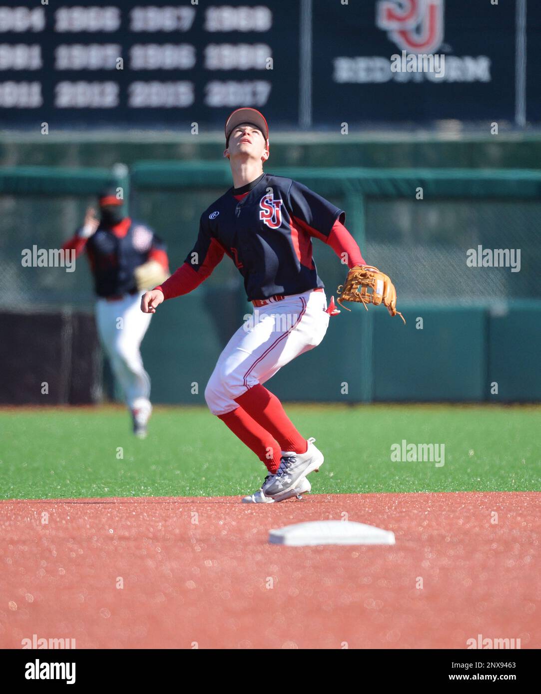 St. John's University Redstorm infielder Josh Shaw (2) during game ...